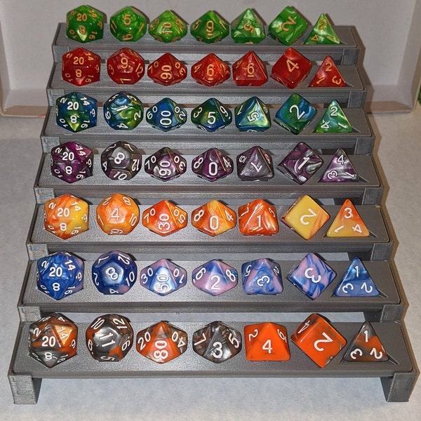 Dice Display Shelves for Dice Collectors With Well Behaving Dice ...