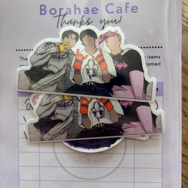 Jimin Muse Holographic Logo Sticker - Etsy