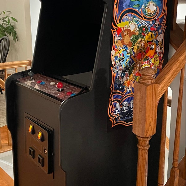 Mame Multicade Classics Side Art Arcade Cabinet Graphics Decals ...