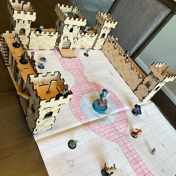 Deluxe Large Wooden Castle Kit That Will Transport Your Child to ...