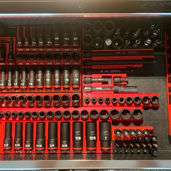 Socket Organizers Compatible With 200 Pc Husky Set - No More Searching ...