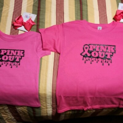 Pink Out Drip Breast Cancer SVG JPG PNG Instant Digital Download No ...