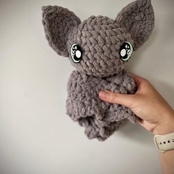 Bitty + Batty Crochet Pattern, Crochet Bat, Halloween , Snuggle Toy ...