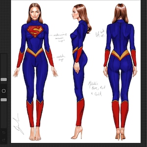 Female Fashion Croquis: 9-head Figure Templates (digital Download) - Etsy