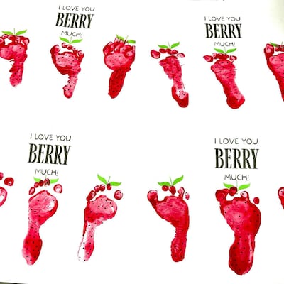 Rainbow Popsicle Footprint Art Printable Happy Summer Popsicle ...