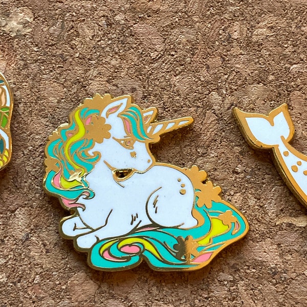 Rainbow Unicorn - Enamel Pin - Etsy