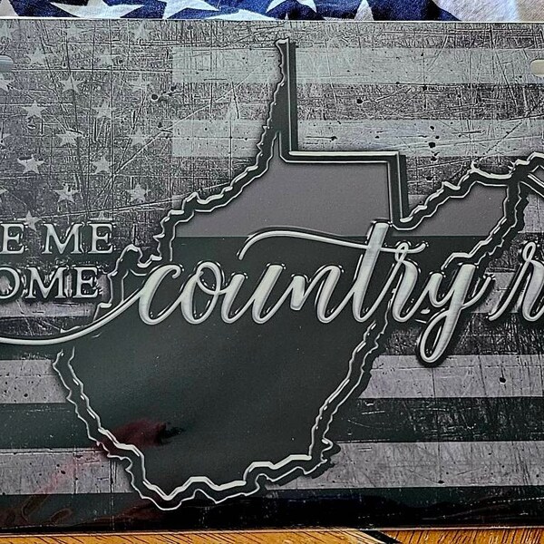 Florida Custom License Plate Custom Car Tag Blue and Black Distressed ...