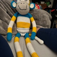 Mr Monkeyjocks Inspired Crochet Pattern ***PATTERN ONLY Not the Stuffed ...
