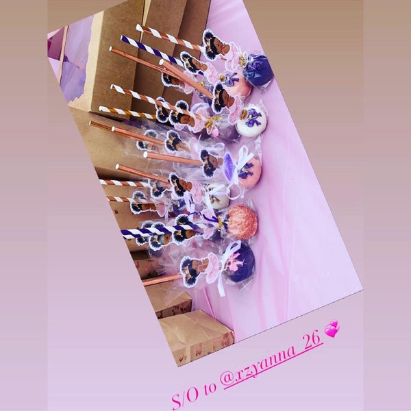 Vintage Purple Afro Baby Cupcake Toppers Princess Vintage Baby Crown - Etsy