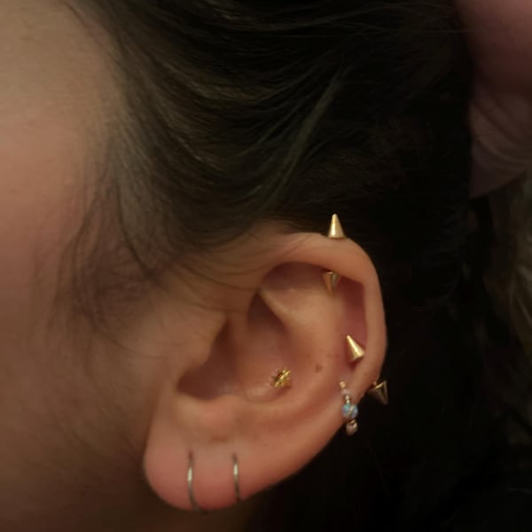 Nasallang, High Nostril Jewelry, Bridge Piercing Jewelry, Eyebrow ...