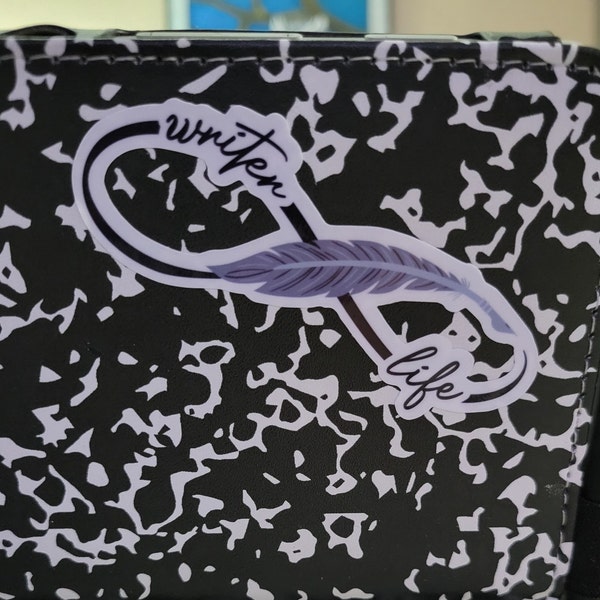 Writer Life Infinity Symbol With Feather Quill Plume Assorted Colours ...