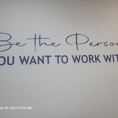 Together We Do Great Things Wall Decal Teamwork Wall Art Team Quotes ...