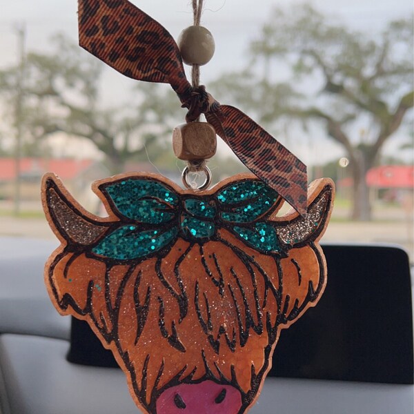 Highland Cow Air Freshener/ Wholesale Freshies, Patriotic Car Freshie ...