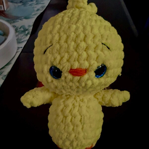 PATTERN: Plush Chirp the Chick Pattern - Amigurumi Chunky Chick Pattern ...