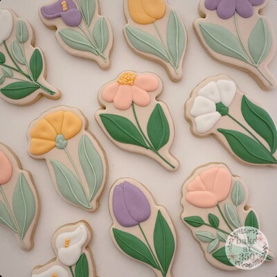 Spring Flower Cookie Cutter Collection - Etsy