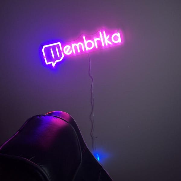 Custom Gamer Neon Sign ,gamer Tag Neon Sign,game Room Neon Decor ...