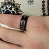 Custom Video Game Ring Mass Effect Ring N7 Combat Suit Engraved Black ...