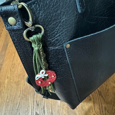 Boho Keychain Tassel Keychain Bag Charm Purse Charm for Handbags Tassel ...