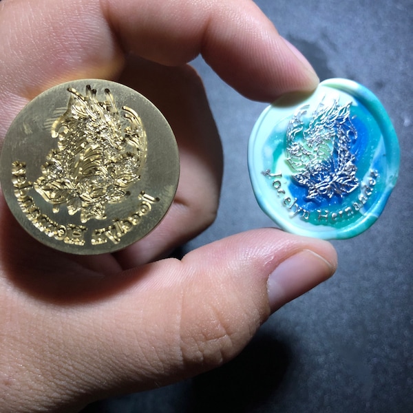 Coat of Arms Wax Seal Stamp, Family Crest Wax Seal Stamp Kit, Wedding ...