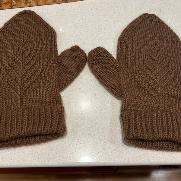 Spruce Mittens Knitting Pattern - PDF Instant Digital Download - Etsy