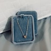 Pendant Box - Сhain Box - Square Chain Box - Necklace Box - Etsy