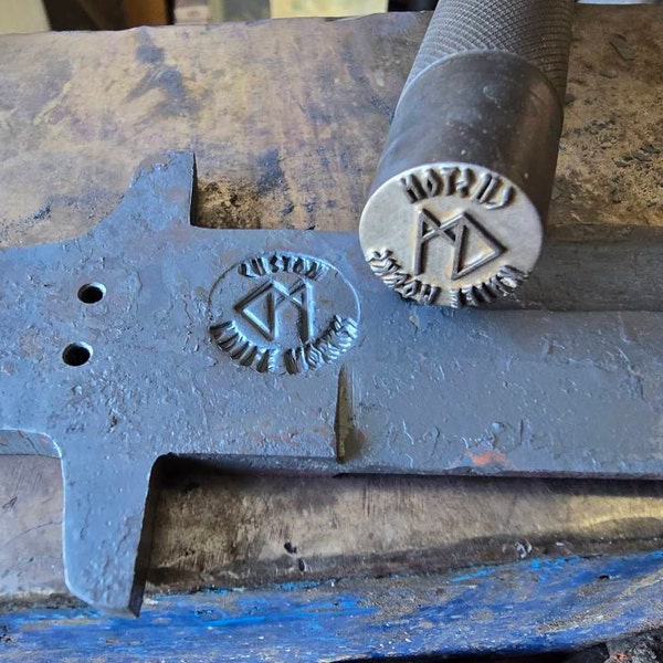 Custom Knife Makers Mark Stamp Makers Mark Knife Stamp Blacksmith Stamp ...
