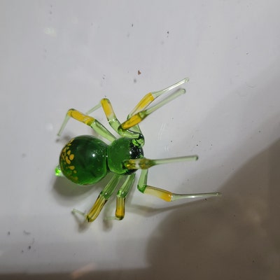 Glass Spider Spider Blown Glass Art Glass Spider Halloween - Etsy