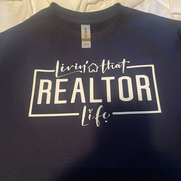 Realtor Svg Shirt Design, Livin That Realtor Life Svg Files for Cricut ...