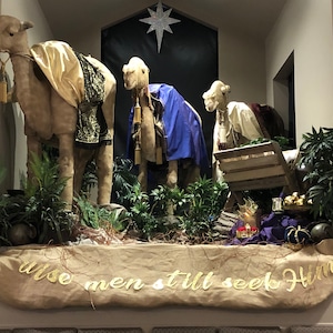 Wise Men Still Seek Him, Christian Banner, Christmas Christian Banner ...