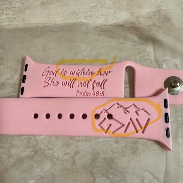 Engraved Watch Band Christian Collection Watch Band for Apple Watch ...