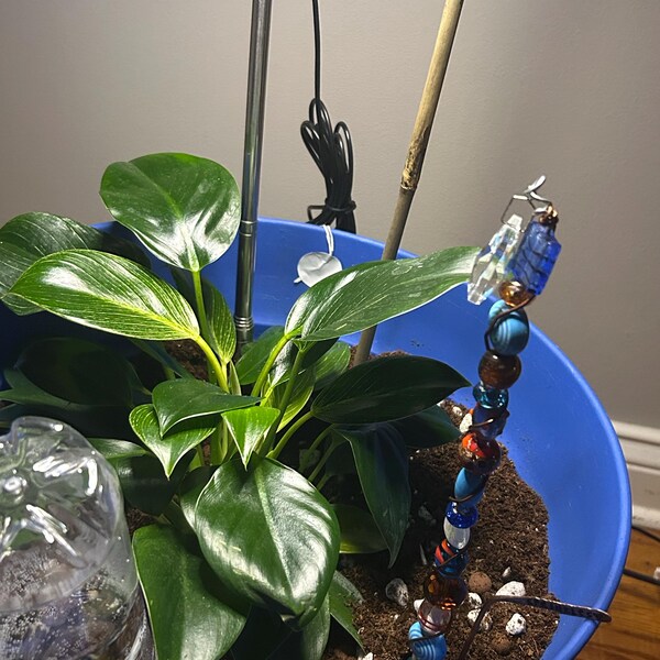 Kitchen Themed Mini Colander Wind Chime and Plant Holder Garden Art ...