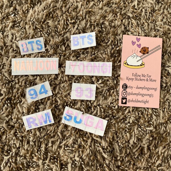 BTS Jin / Seokjin Holding Rj Inspired Weather / Scratch Proof Vinyl ...