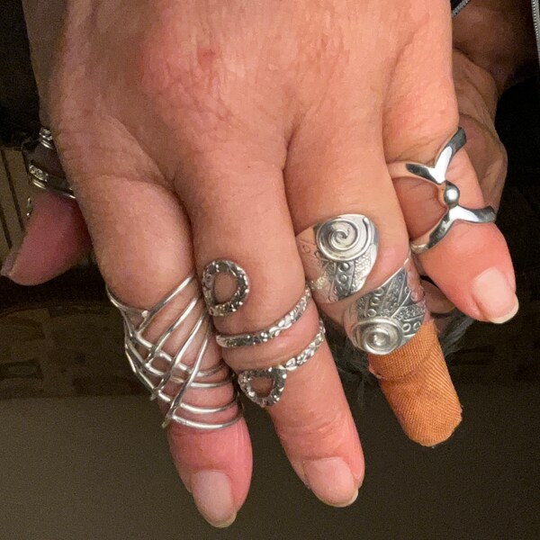 Blue Flashy Moonstone Ring, Rainbow Moonstone Ring, Flower Designer ...