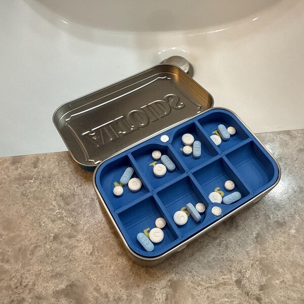 Altoids Tin Pill Storage Insert - Ingenious Design for Organized ...