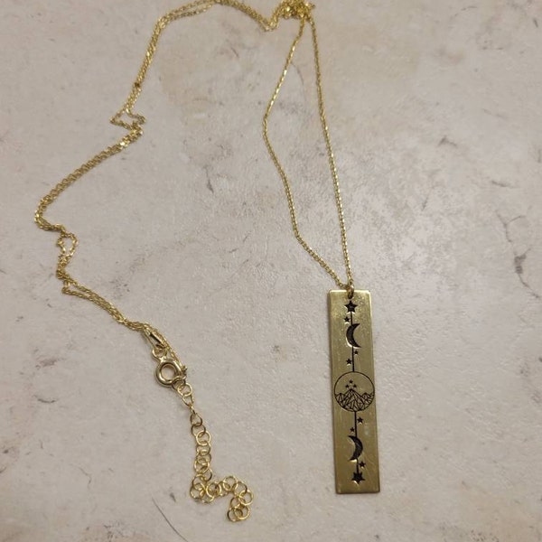 Acotar Night Court Velaris Mountain Necklace, Velaris Bookish Jewelry ...