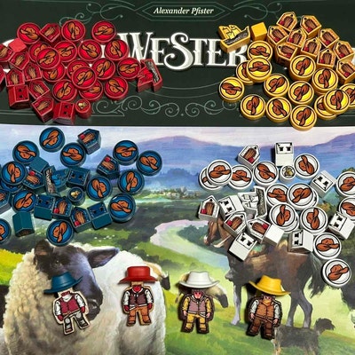 LORDS of WATERDEEP Meeples Upgrade Kit Stickers Free Scoundrels of Skullport Decals Kit Premium ...