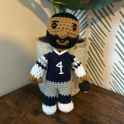Patrick Mahomes Inspired Football Player: Learn How to Crochet - Etsy