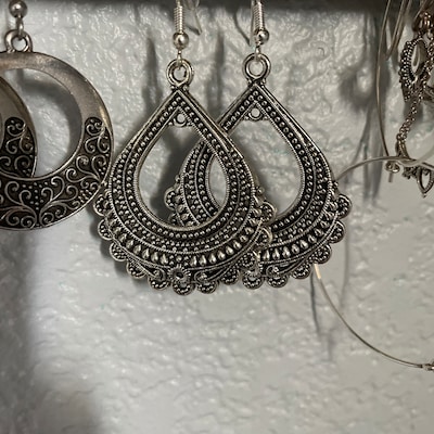Boho Dangle Earrings, Bohemian Earrings, Ethnic Drop Earrings, Antique ...