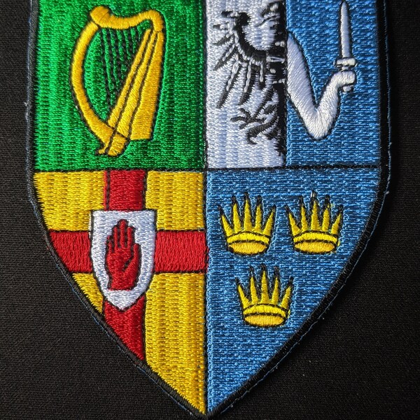 Ireland Four Provinces Coat of Arms Embroidered Patch - Irish Flag ...