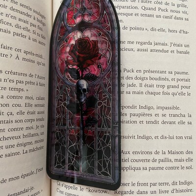 Gothic Nun Bookmark Transparent Bookmark Clear Bookmark Scary Horror ...
