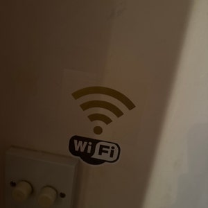 Wifi Symbol Vinyl Decal Sticker 20 COLOURS - Etsy Canada