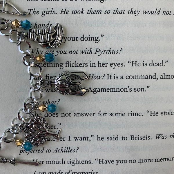 The Song of Achilles Inspired Charm Bracelet - Etsy
