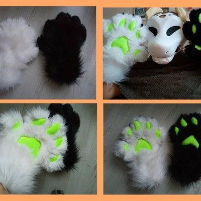 PDF TEMPLATE: Fursuit 4 Finger Paws Digital Download - Etsy