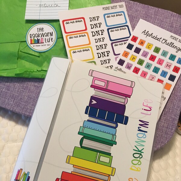 Alphabet Reading Challenge Planner Stickers - ABC Reading Planner ...