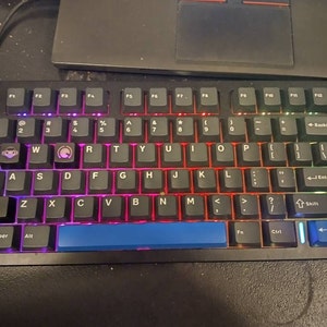 Handmade SA Profile Backlit Key Cap Hidden Fairyland Wood & Resin ...