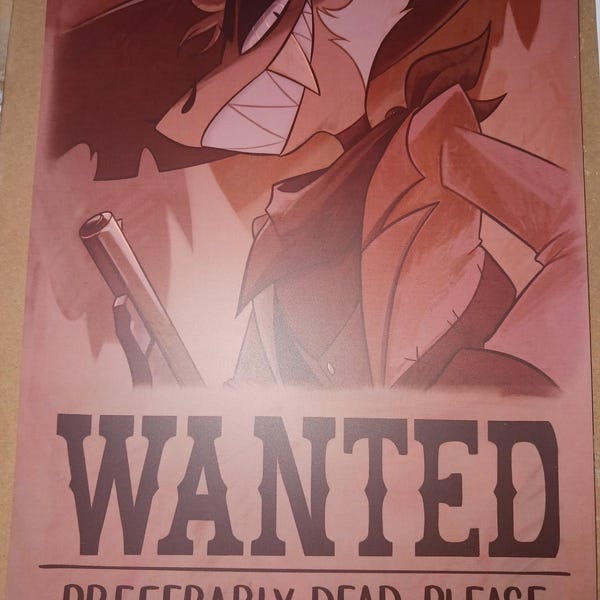 Helluva Boss Striker A4 Wanted Poster - Etsy UK