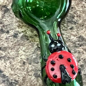 Ladybug Glass Pipe Ladybird Smoking Pipe 35 - Etsy