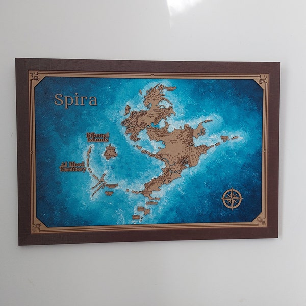 Zelda Hyrule Map, Gift for Him, Zelda Map, Hyrule, Map Breath of the ...