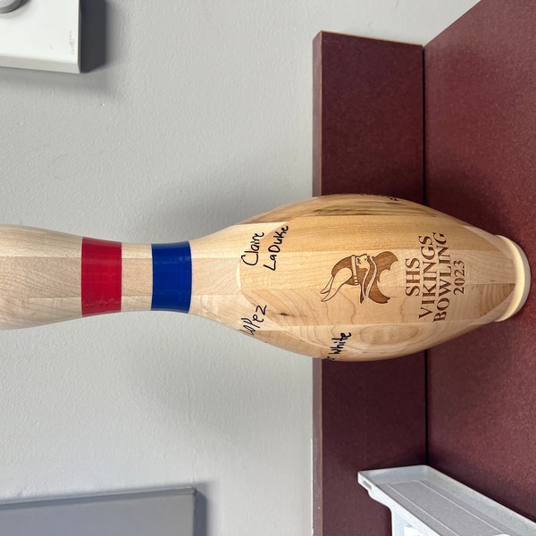 Regulation Bowling Pin Custom Made - Etsy