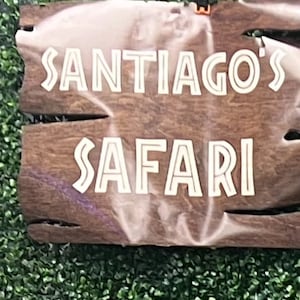 SAFARI PNG Printable Party Sign, Editable, Clipart, Nursery, Jungle ...